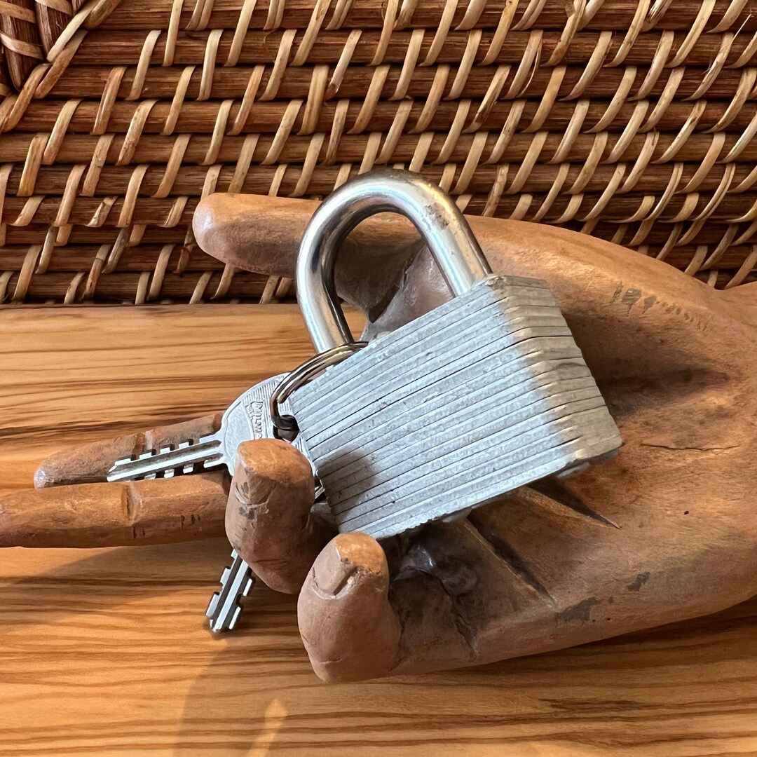 Vintage Master Lock Padlock & Key, Lock and Key, Security Lock, Chest ...