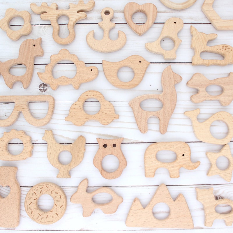 Wooden Teethers - Etsy