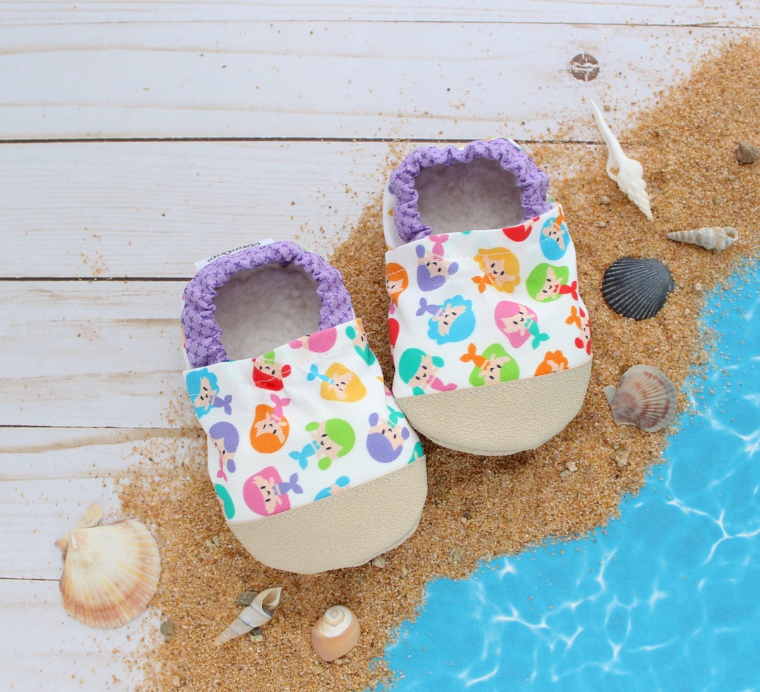 SALE // Mermaid Baby Shoes Mermaid Slippers Mermaid Baby Shower Gift ...