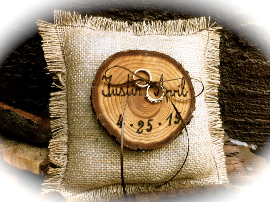 Wedding Ring Bearer Pillow - Ring Bearer - Customized Ring Bearer ...