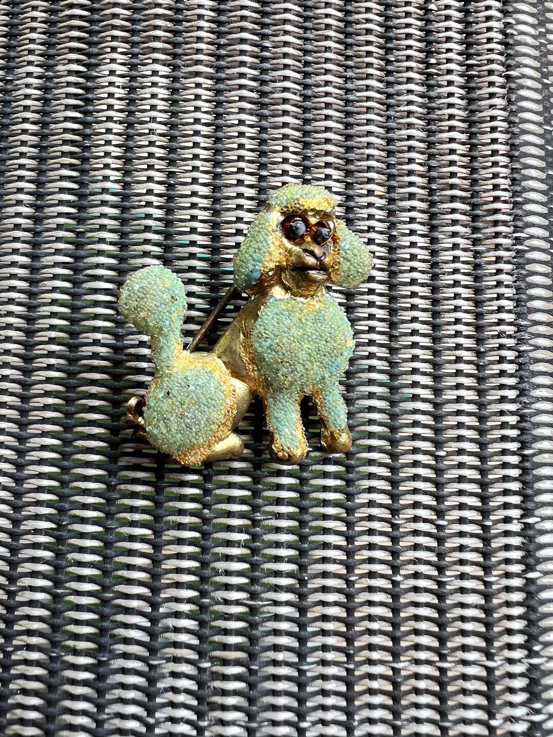 Vintage Poodle Pin Made in Korea - Etsy