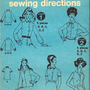 Simplicity 8399 Woman's Long or Short Sleeve Button Front - Etsy