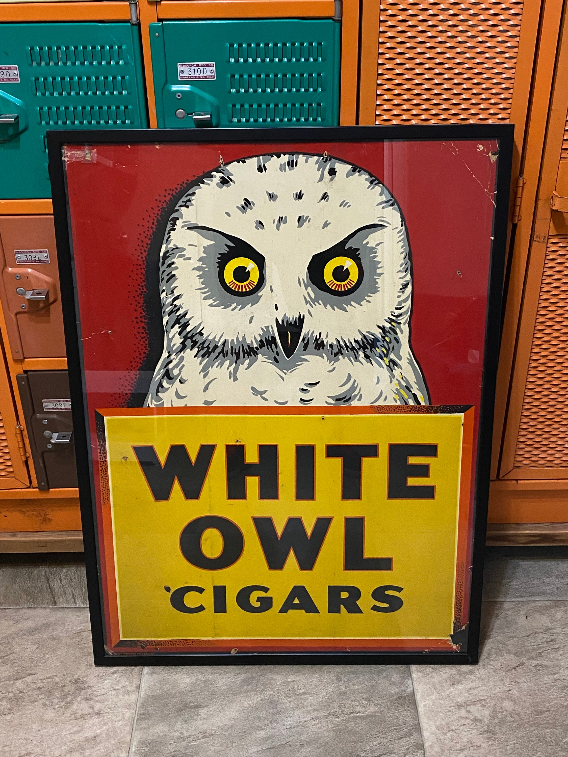 Antique 1930s White Owl Cigar Cardboard Sign - Etsy