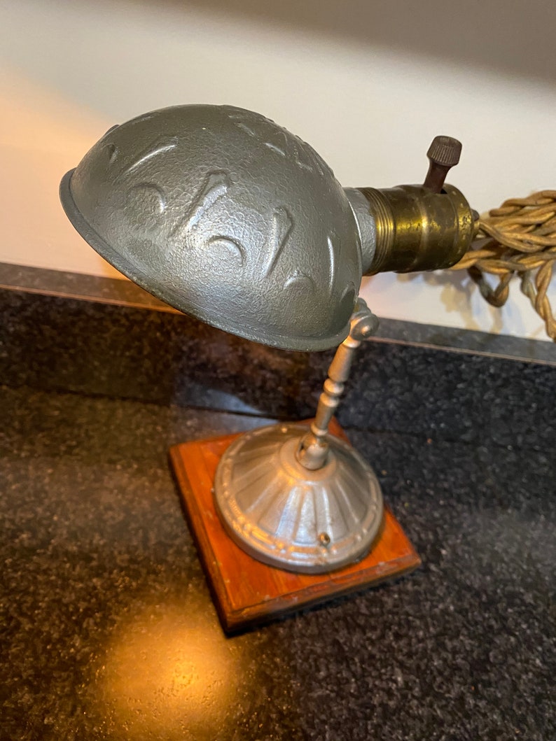 Antique Very Old Tiny Desk Lamp - Etsy