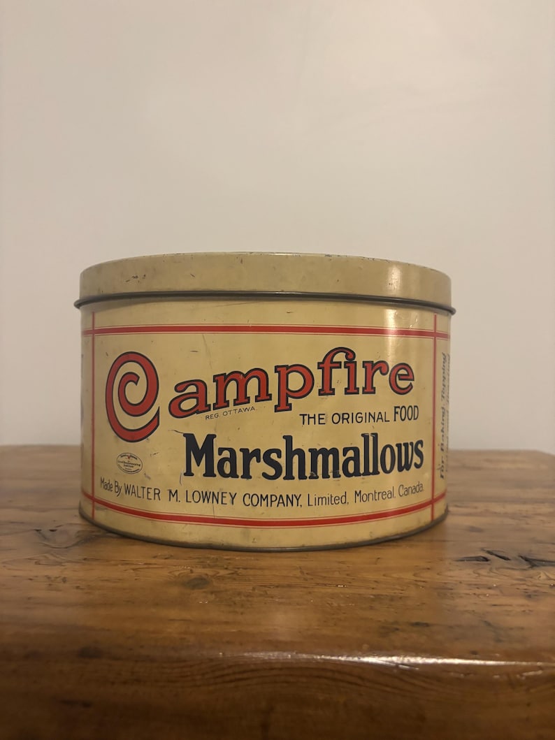 Campfire Marshmellow Tin 5 Pounds - Etsy
