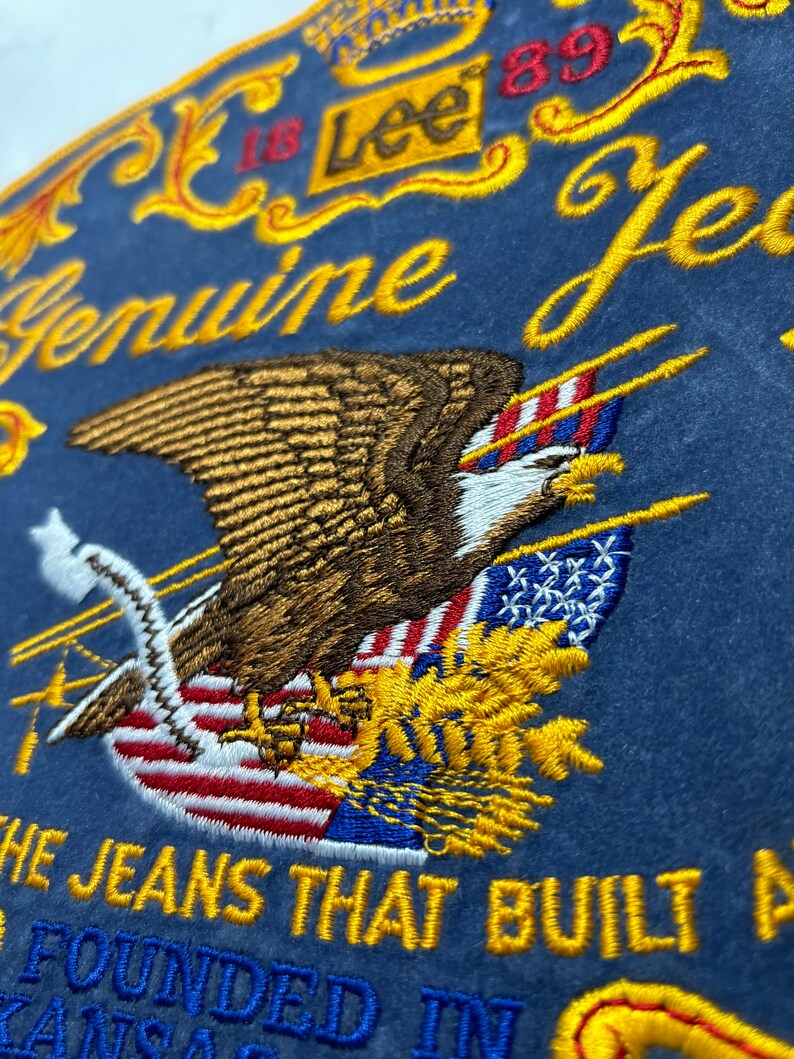 Vintage 70s-80s LEE Jeans Iron on Patch - Etsy