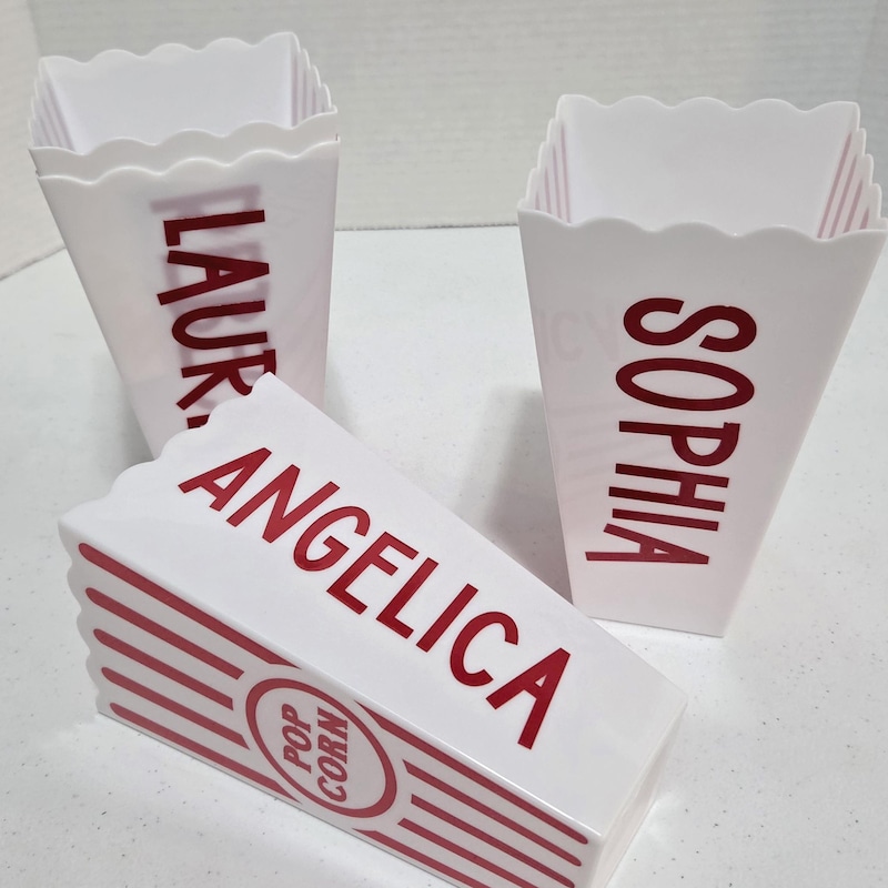 Personalized Popcorn Bucket - Etsy