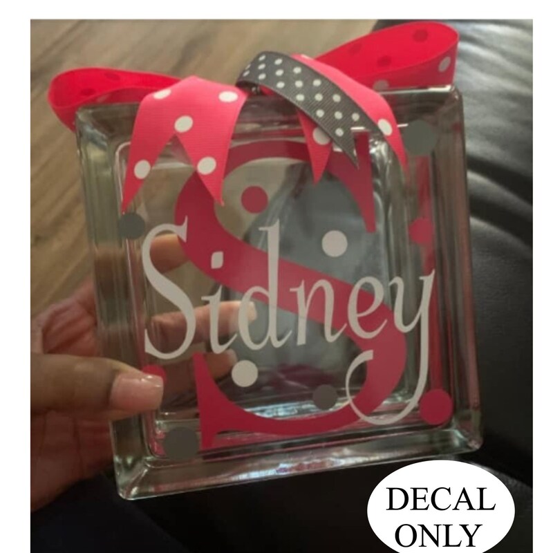 Etched Glass Decal - Etsy