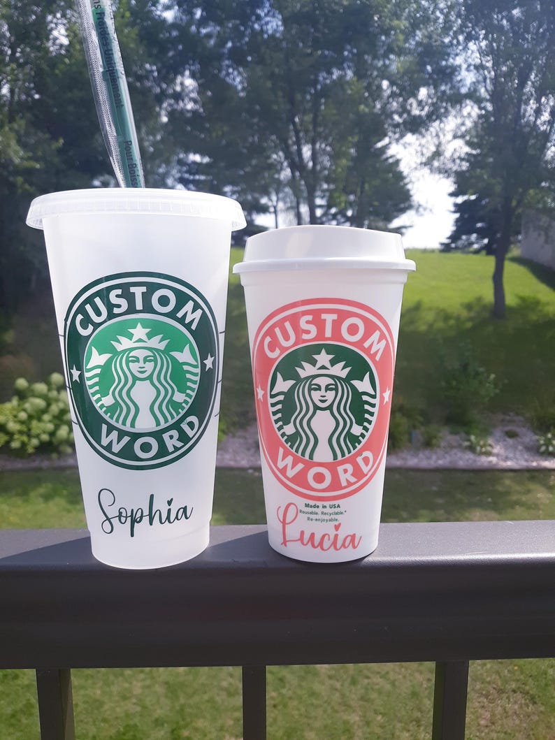 Customized Starbucks Cup Dance Recital Gift, Soccer Mom or Personalized ...