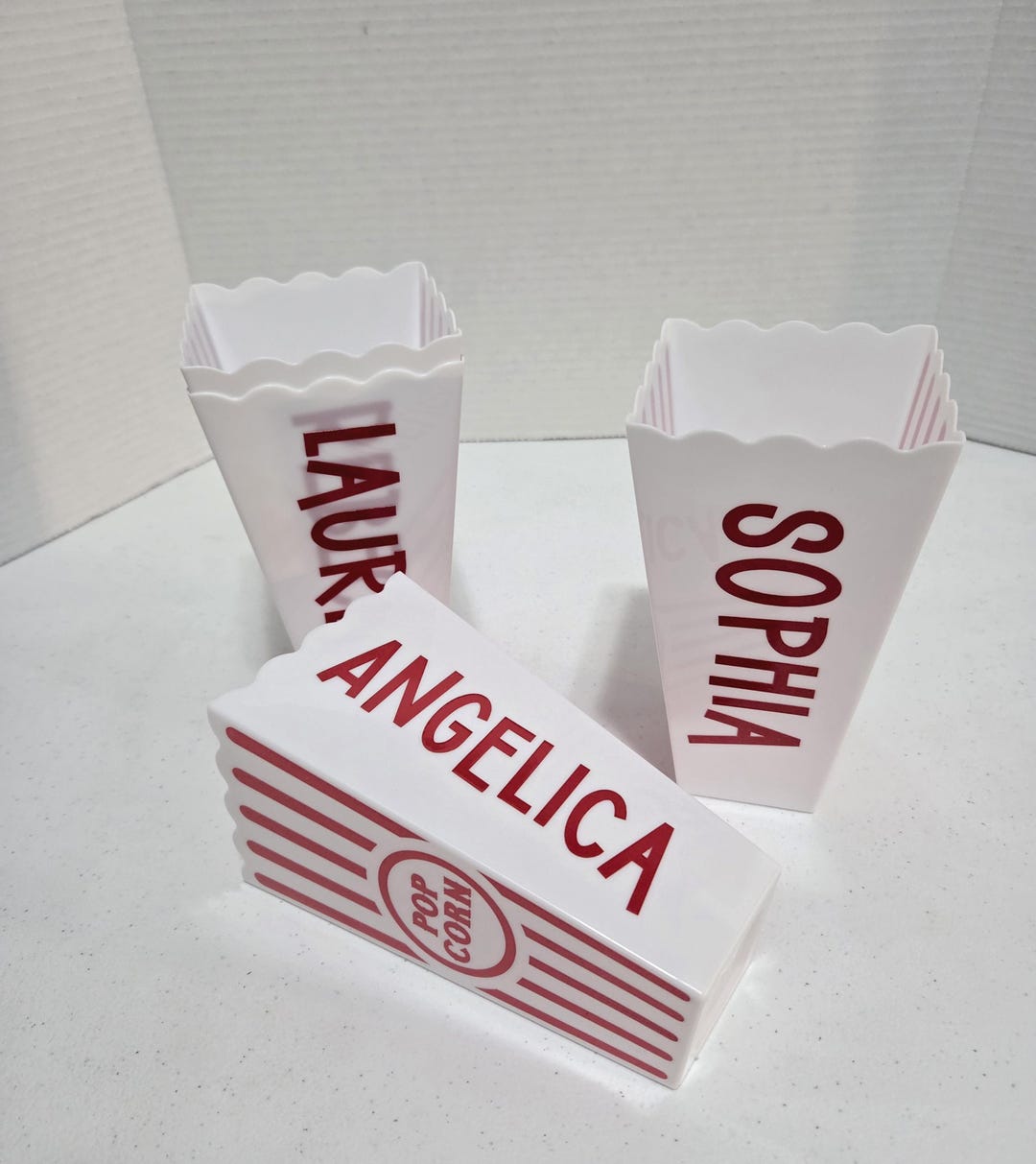 Personalized Popcorn Bucket: Reusable Family Movie Night Snack Bowl ...