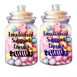 Custom Candy Jar Vinyl Decal: Personalized Treat Jar Sticker - Etsy