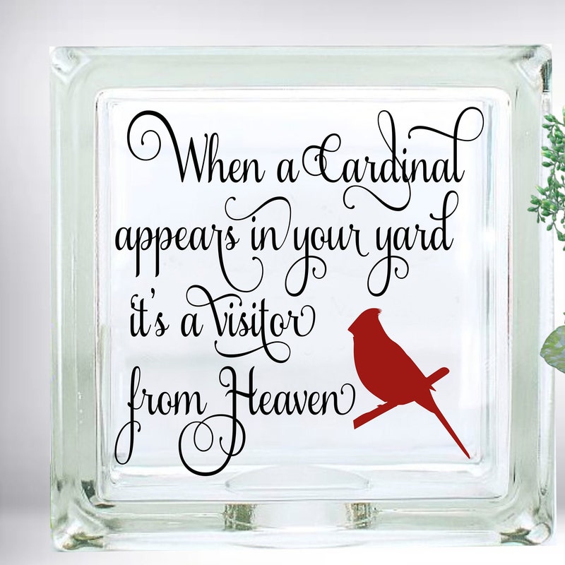 Cardinal Glass Block - Etsy