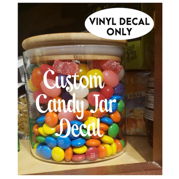 Candy Jar Labels - Etsy