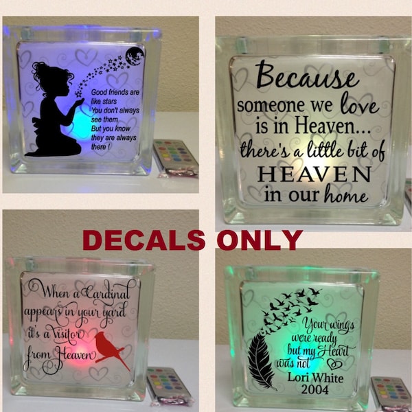 Glass Block Decals - Etsy