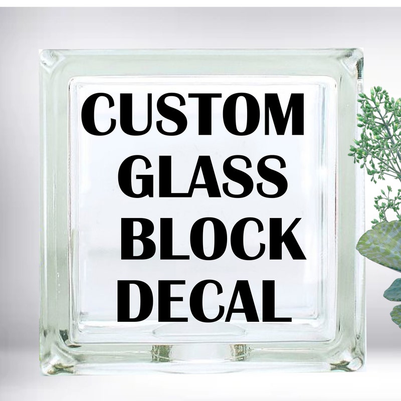 Glass Block Decals - Etsy