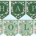 Sage Christmas Decor, Editable Green Christmas Banner Christmas Wreath ...