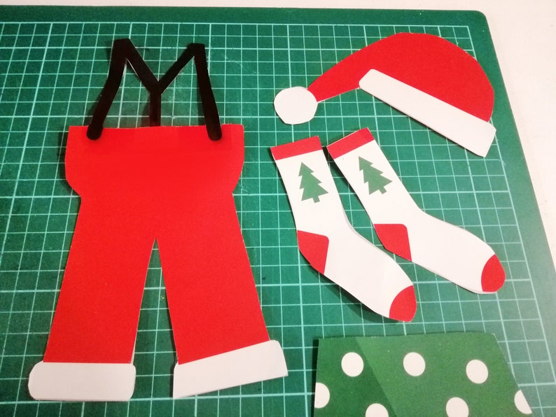 Santa's Clothesline SVG Banner, Mr & Mrs Claus Clothes Printable ...