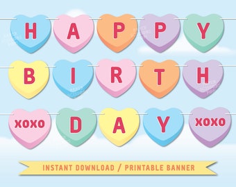 XO XO Valentine's Day Banner Garland Bunting Farmhouse Decor Red and ...