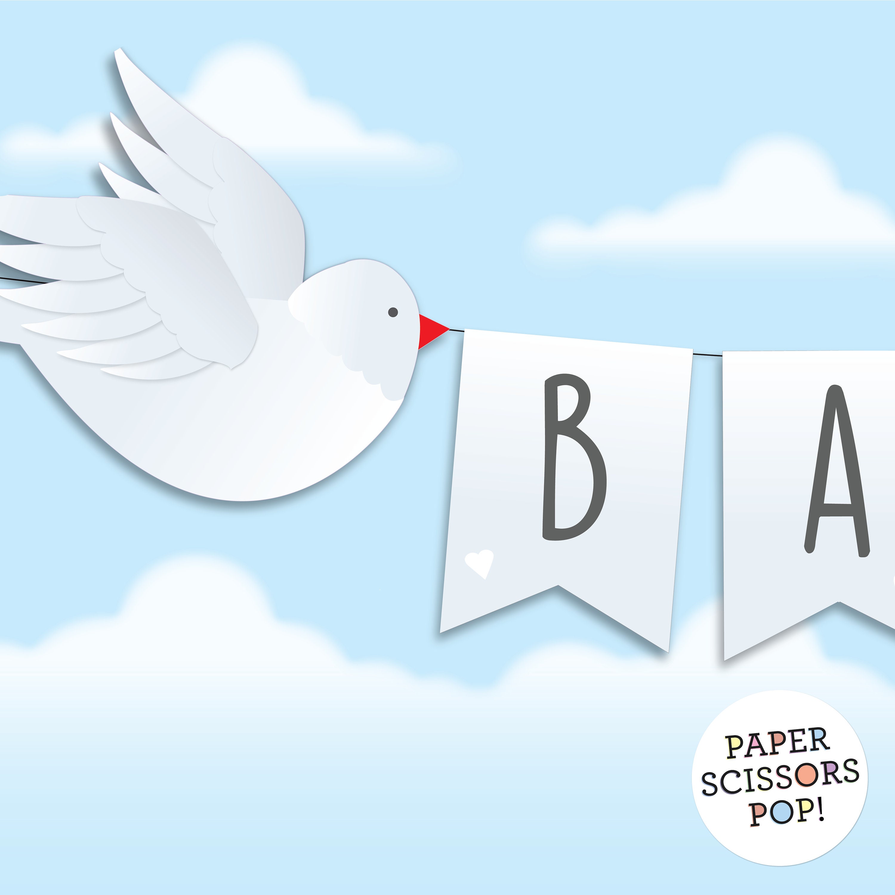 Neutral Welcome Baby Banner, Printable Gender Neutral Baby Shower ...