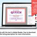 Editable the Queen Certificate, Printable Custom Award Certificate, Fun ...
