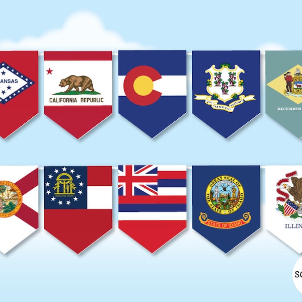 State Flags - Etsy