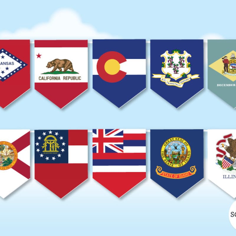 State Flags - Etsy
