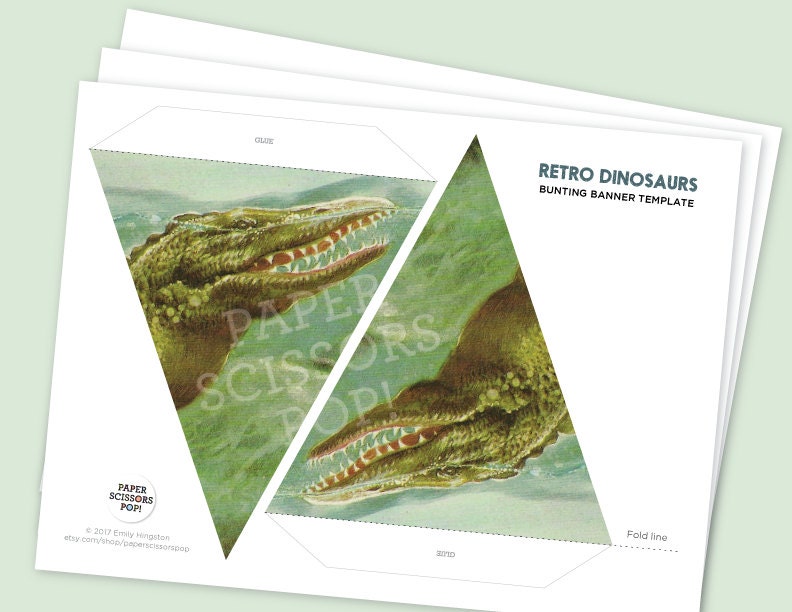 Dinosaur Banner Jurassic World Party Dinosaur Decor. | Etsy