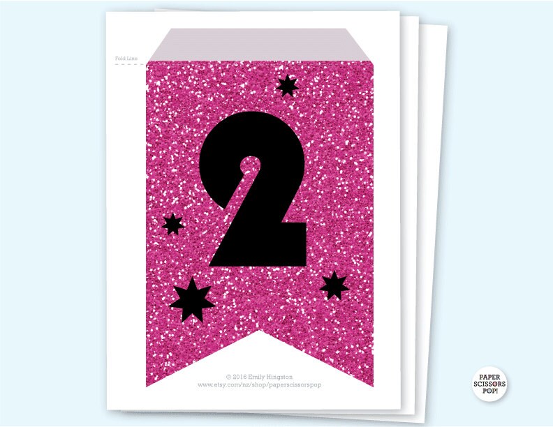 Alphabet Template Personalized Banner DIY Birthday Banner | Etsy