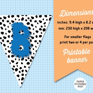 Dalmatian Birthday Banner Printable, Dalmatian Themed Party Decor ...