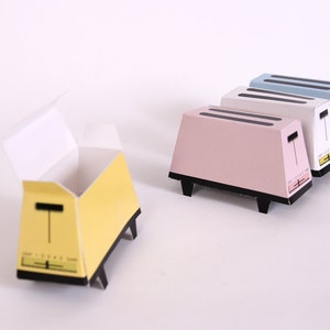 60's Toaster Large, Printable DIY Retro Wedding Gift, Toaster Gift Box ...