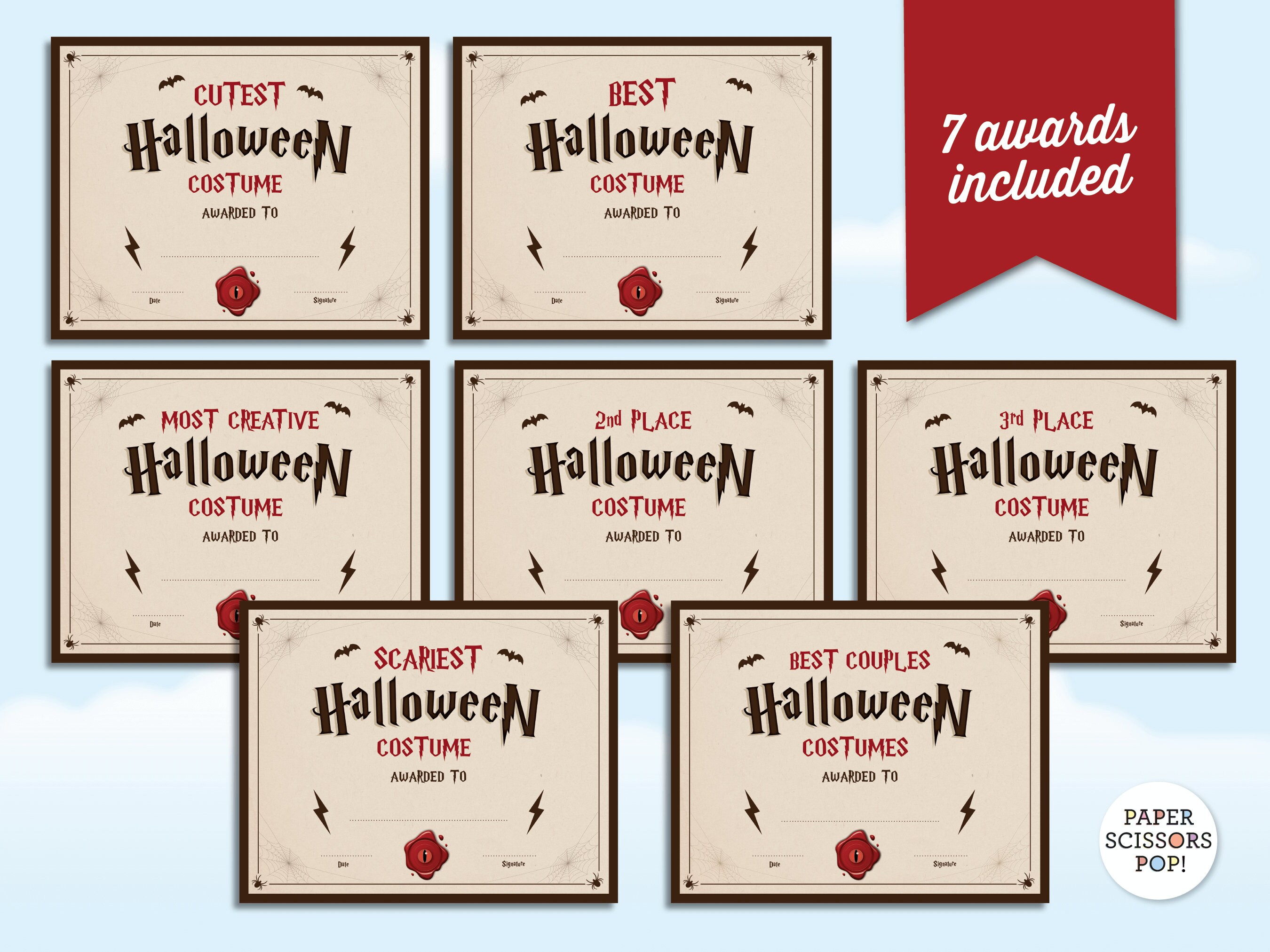 Halloween Certificate Template