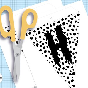 Dalmatian Birthday Banner Printable, Dalmatian Themed Party Decor ...
