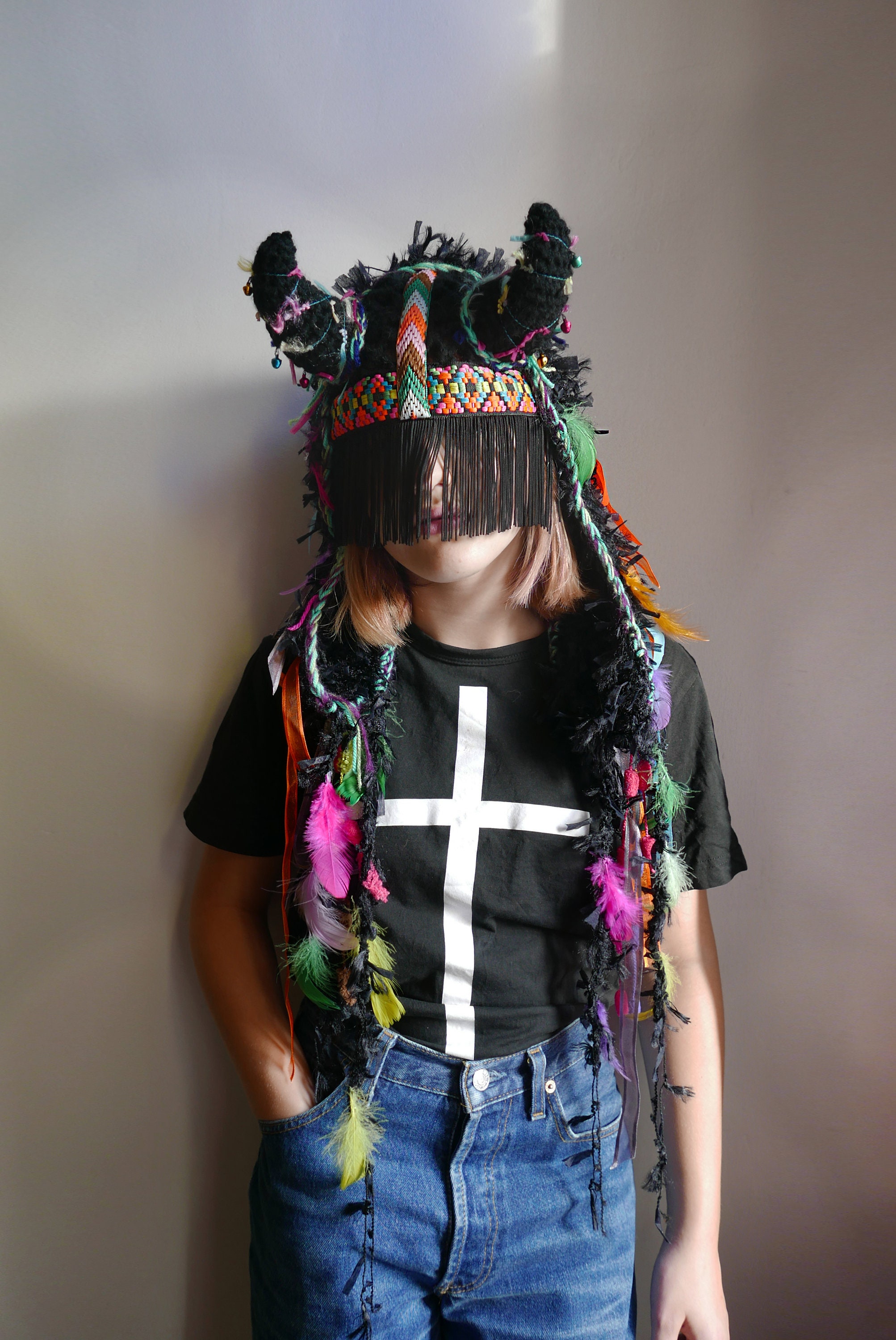 UTHA SHAMAN ORIGINAL | Ritual Hat | Festival Headdress | Shamanic ...