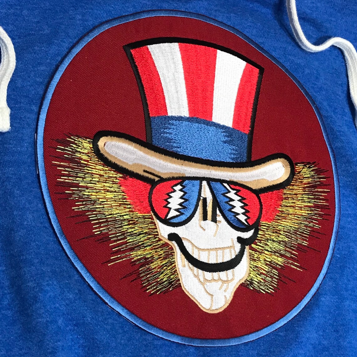 Grateful Dead Extra Large Patch Uncle Sam Psychedelic Back - Etsy UK