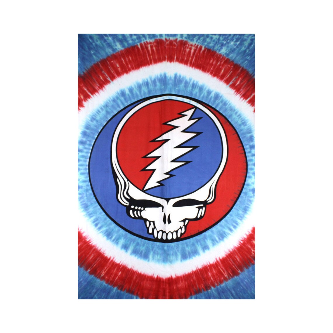 Grateful Dead Tapestry, Steal Your Face, Tie Dye, Stealie, Wall Hanging ...
