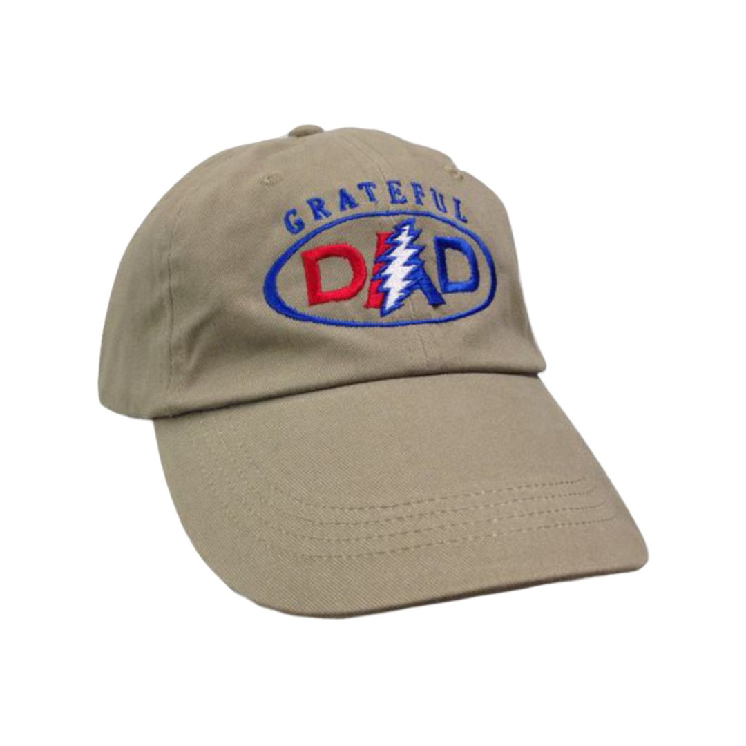 Grateful Dead Hat, Grateful Dad Bolt Ball Cap | 13 Point Lightning Bolt ...