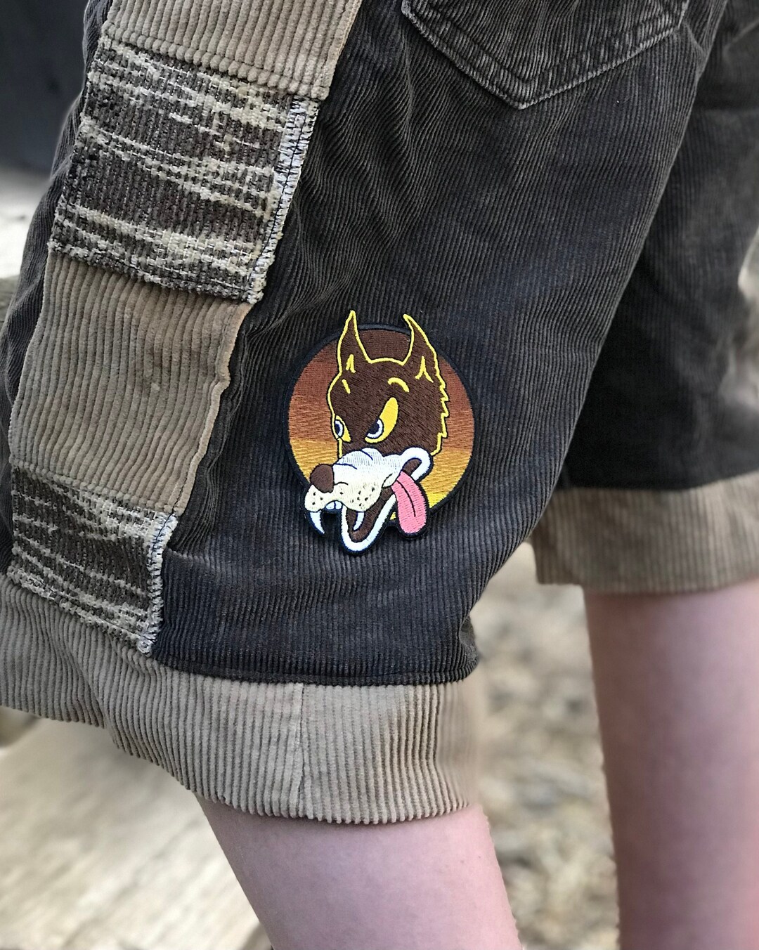 Jerry Garcia Wolf Patch, Wolf Guitar Emblem Patch | Grateful Dead Patch ...