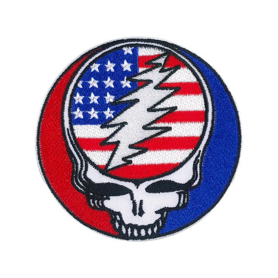 Grateful Dead Steal Your Face Patch Stealie Flag Make | Etsy