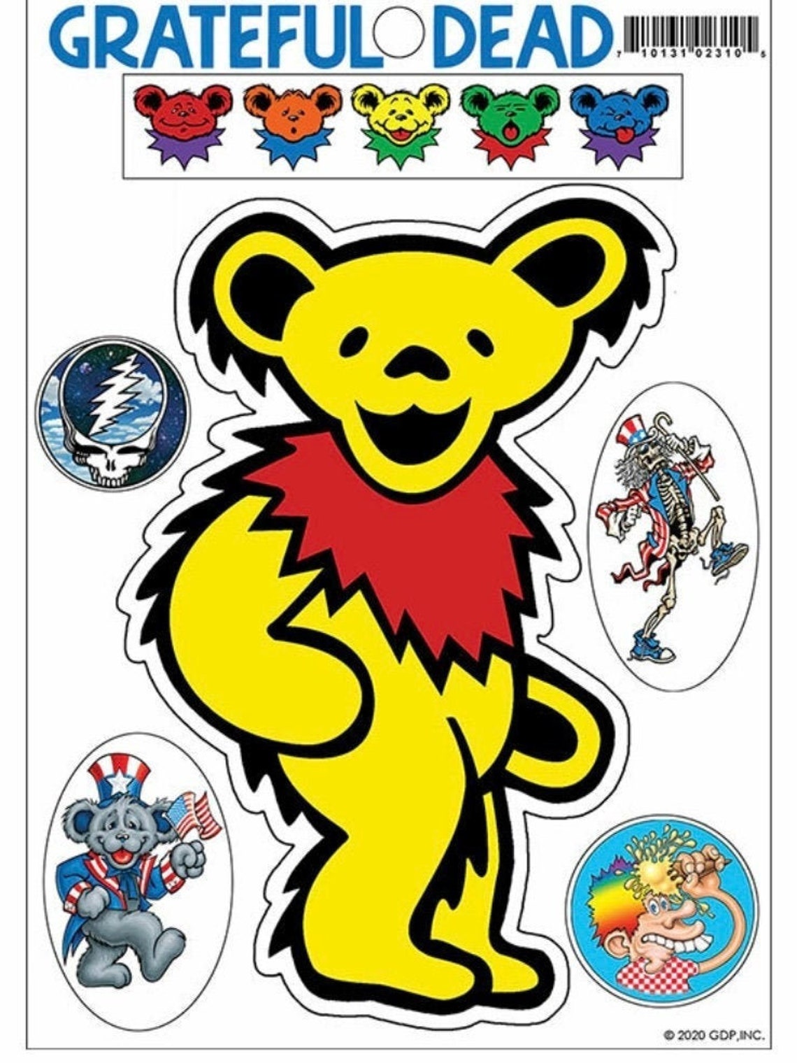 Grateful dead dancing bear sticker - roomsrilly