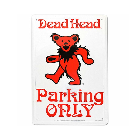 Grateful Dead Dancing Bear Deadhead Parking Sign Embossed - Etsy