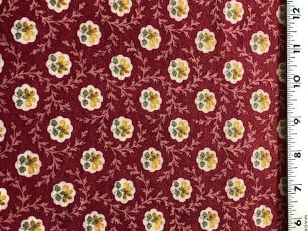 Great Red and Gold Upholstery Fabric, - Etsy