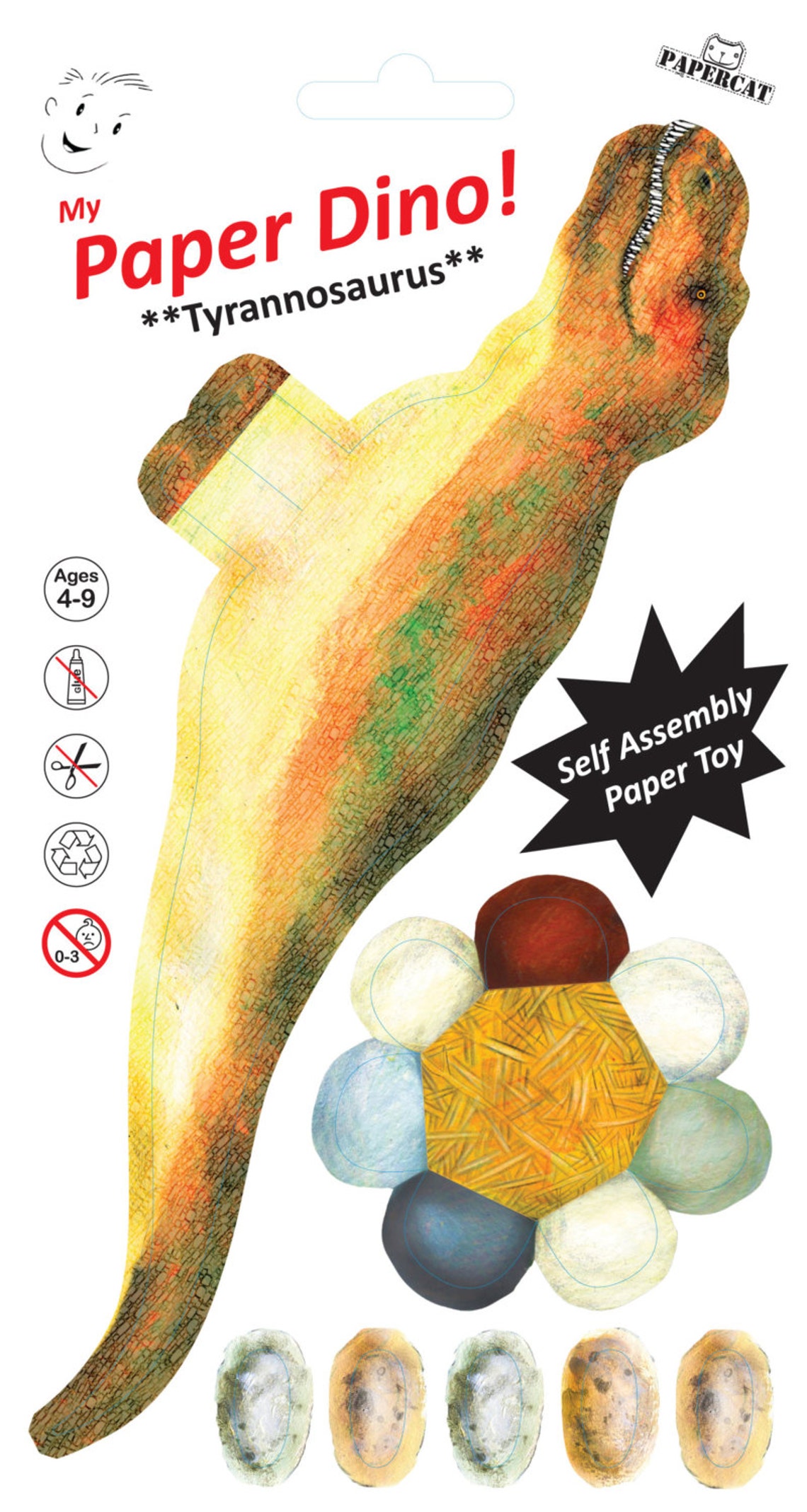 Dinosaur Craft Paper Dinosaur Dinosaur Toy Dinosaur - Etsy