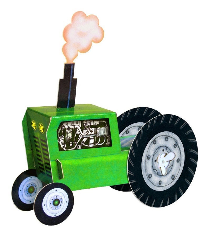 Farm Animals Paper Craft Animals Farm Building Kit Gift for - Etsy