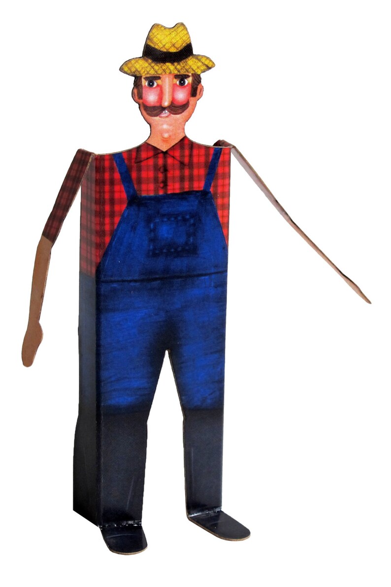 Farm Animals Paper Craft Animals Farm Building Kit Farm Kit - Etsy