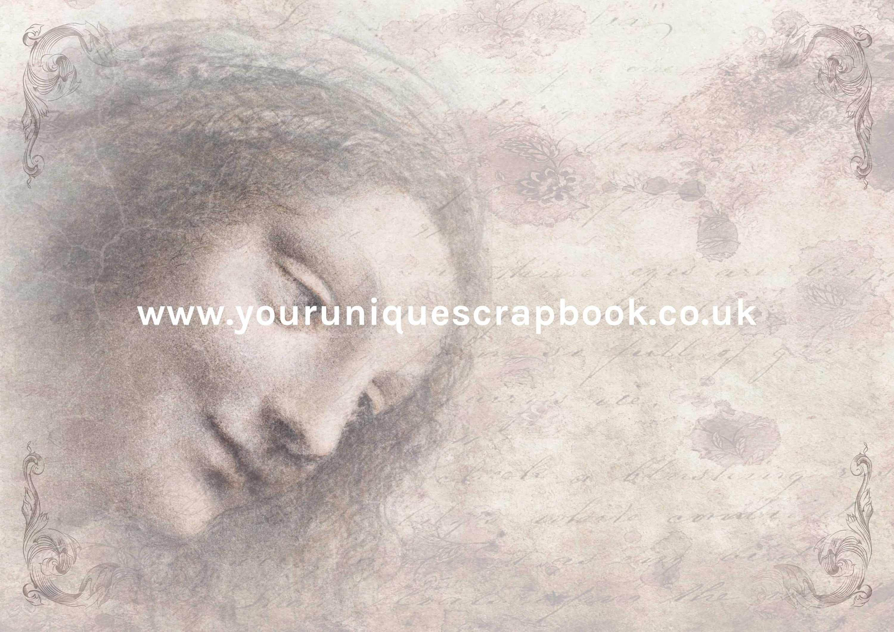 Leonardo Da Vinci - 10 Themed Papers - Scrapbooking Journal Paper ...