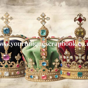 Kings Coronation 16 Digital Papers Scrapbooking Journal Paper Digital ...