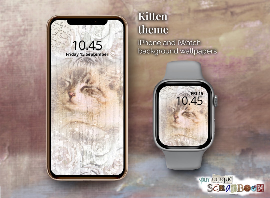 Apple Watch Face – Kitten Theme Wallpaper - Iwatch Wallpaper - iPhone ...