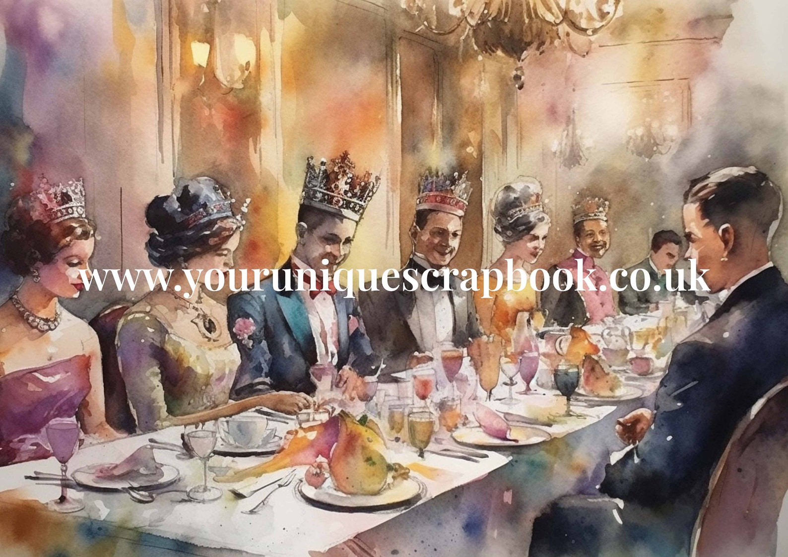 Kings Coronation 16 Digital Papers Scrapbooking Journal Paper Digital ...