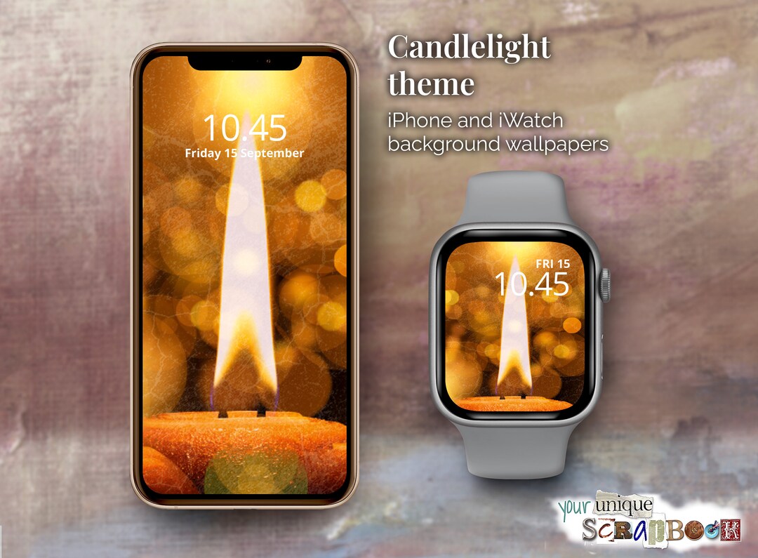 Apple Watch Face – Candle Light Theme Wallpaper - Iwatch Wallpaper ...