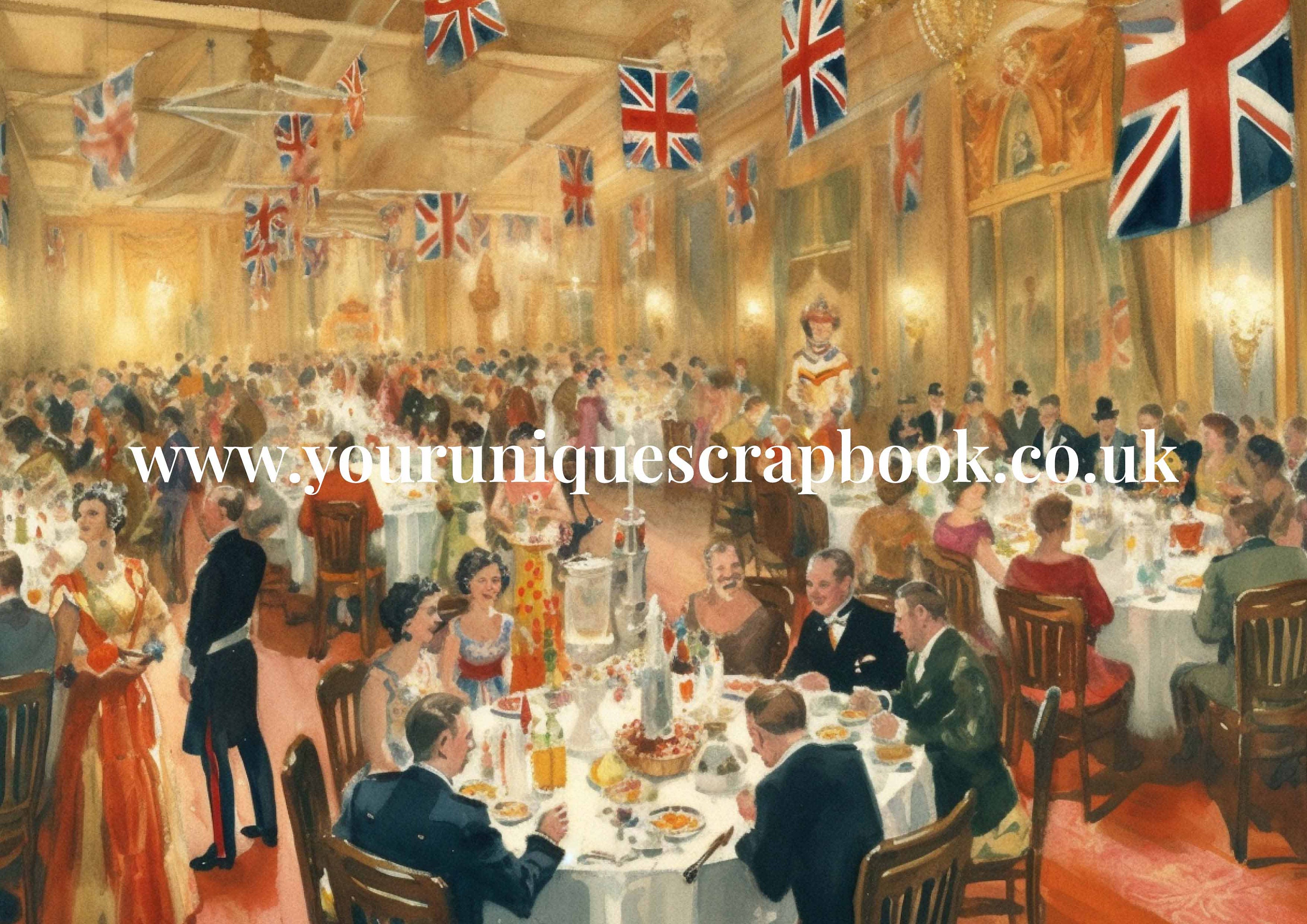 Kings Coronation 16 Digital Papers Scrapbooking Journal - Etsy UK